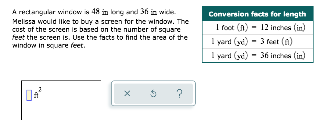 Solved A rectangular window is 48 in long and 36 in wide. | Chegg.com