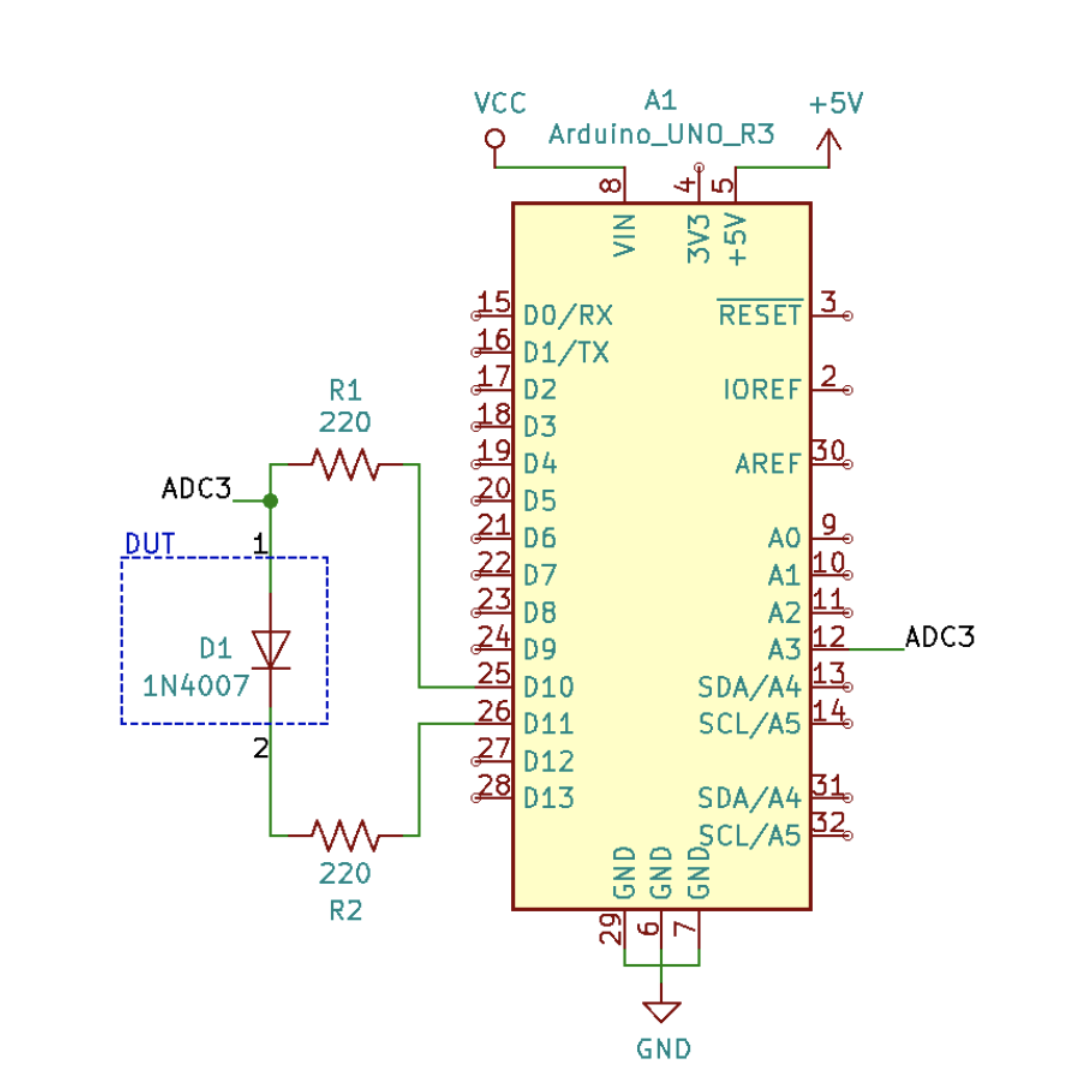 Solved Breadboard the circuit and upload the default sketch. | Chegg.com