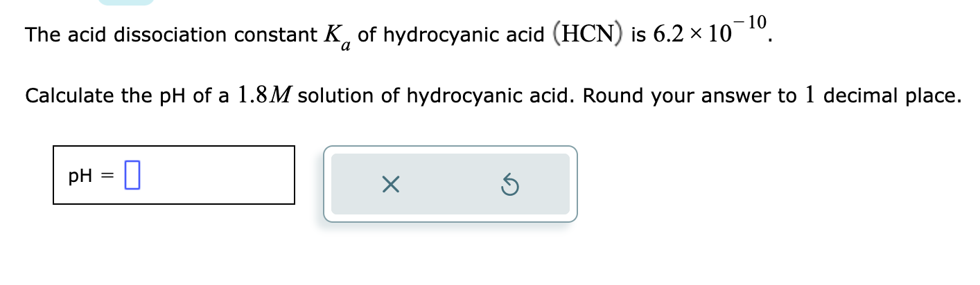 Solved The acid dissociation constant Ka of acetic acid | Chegg.com