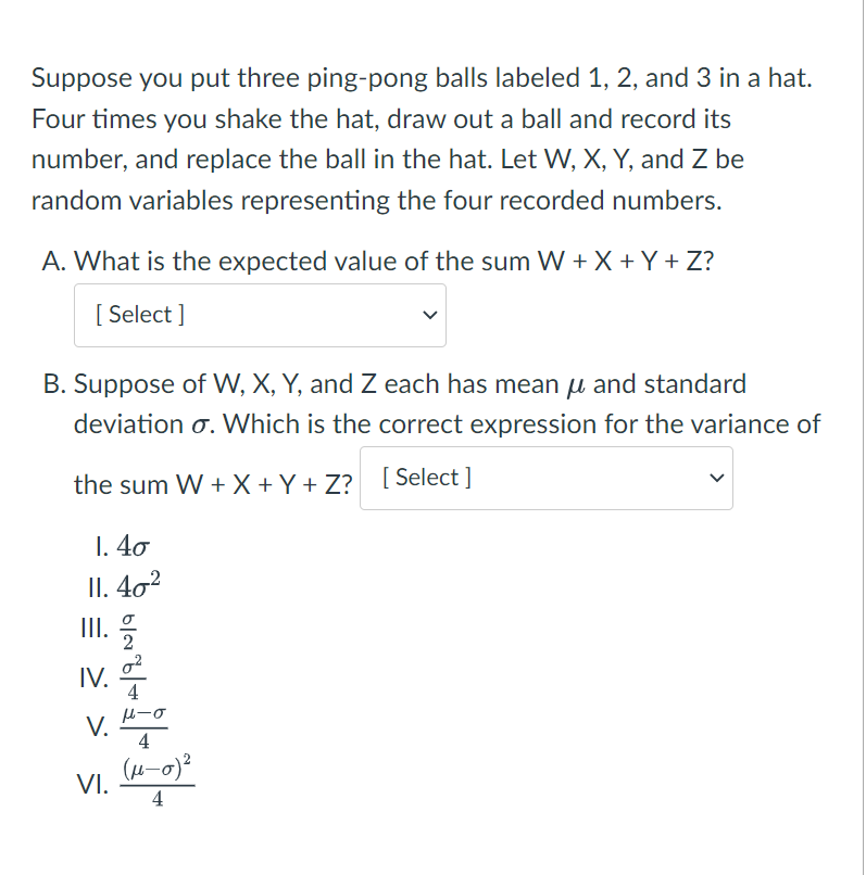 Solved Suppose you put three ping-pong balls labeled 1,2 , | Chegg.com