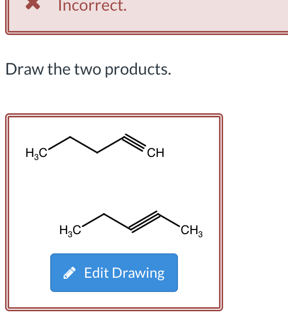 Solved An alkyne with the molecular formula C6H10 was | Chegg.com