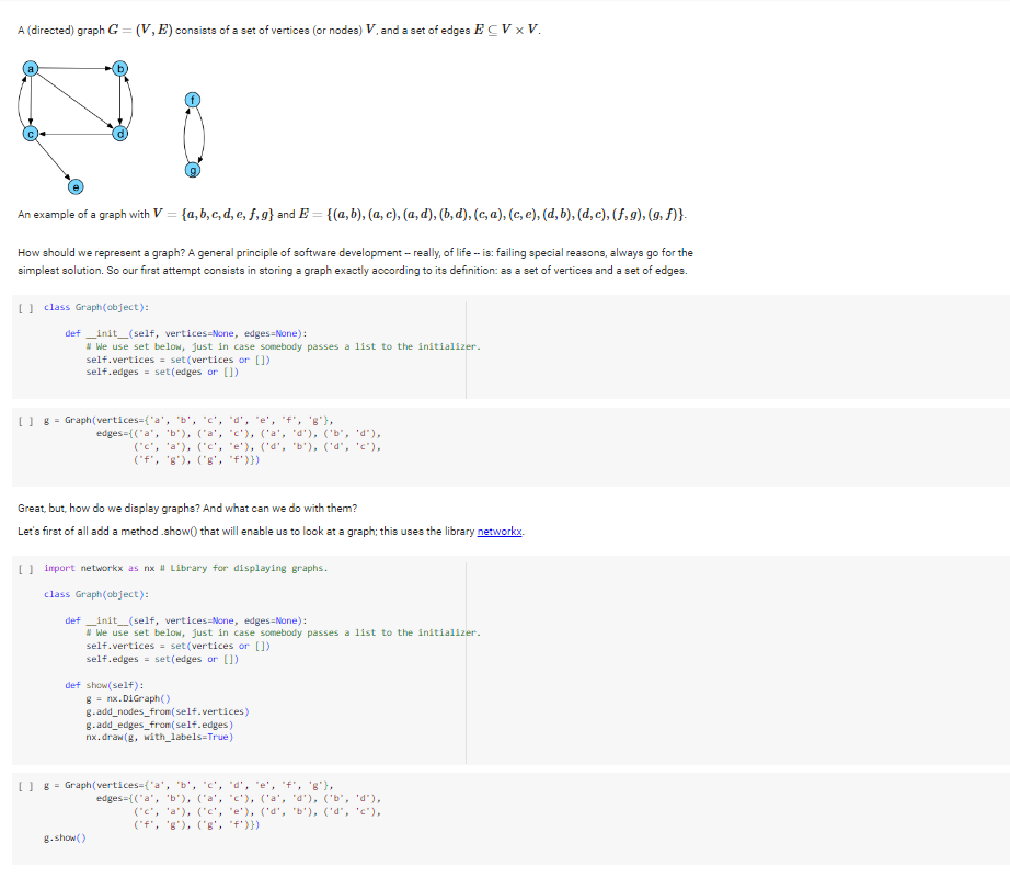 Solved A (directed) graph G=(V,E) consists of a set of | Chegg.com