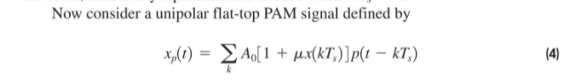 Solved 6.2-4 Consider the PAM signal in Eq. (4). (a) Show | Chegg.com