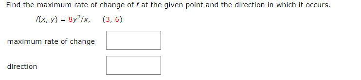 Solved Find the maximum rate of change of f at the given | Chegg.com