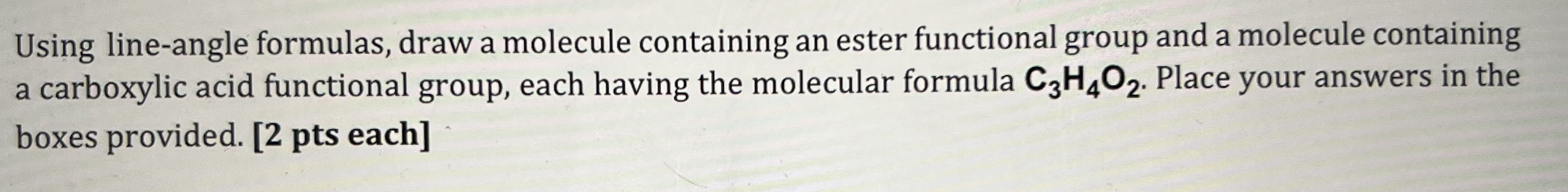 Solved Using line-angle formulas, draw a molecule containing | Chegg.com
