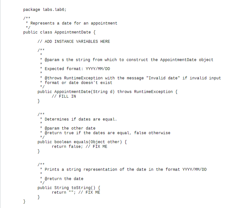 Solved Problems 6-10: AppointmentsWrite a program to design | Chegg.com