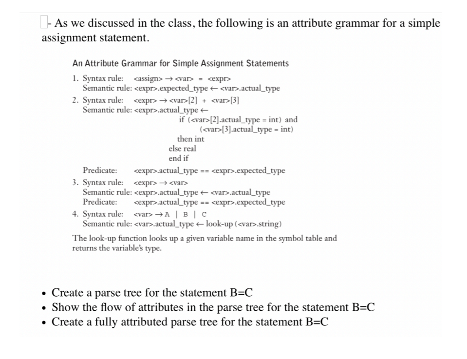 Solved - As we discussed in the class, the following is an | Chegg.com