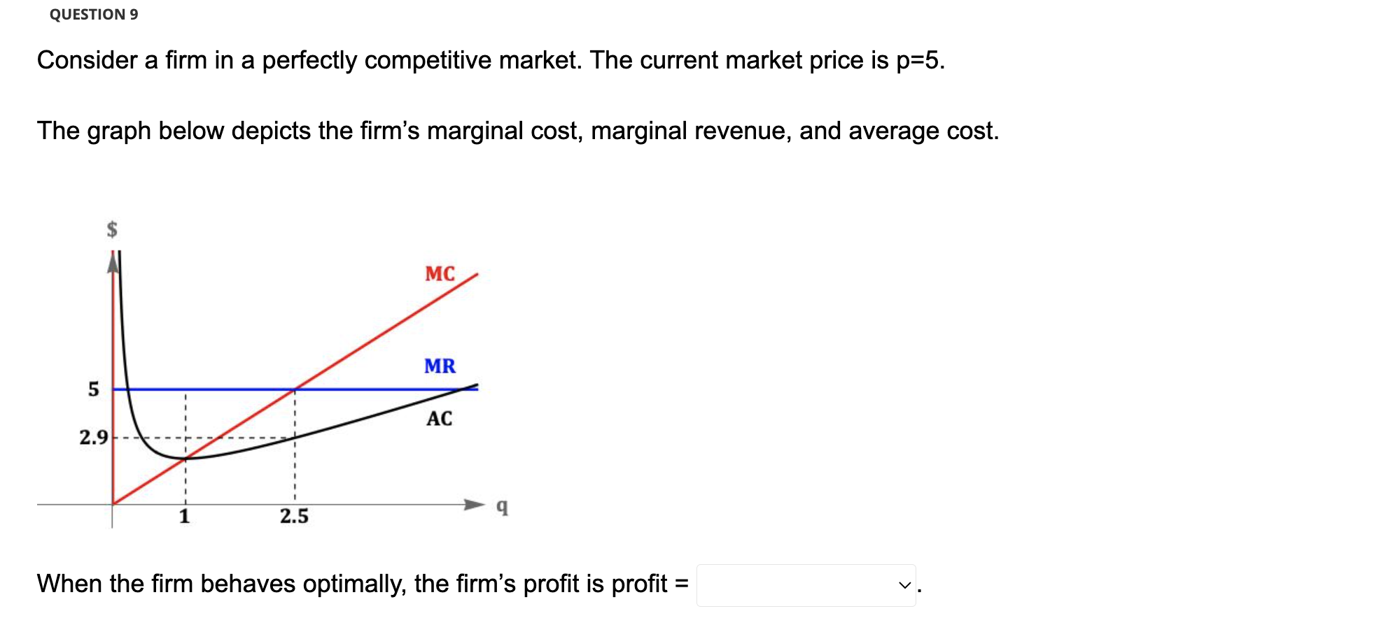 Solved Consider a firm in a perfectly competitive market. | Chegg.com