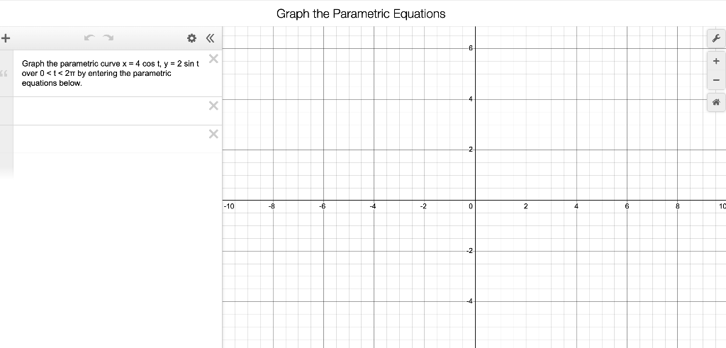 Solved Graph the parametric curve x=4cost,y=2sint over 0 | Chegg.com