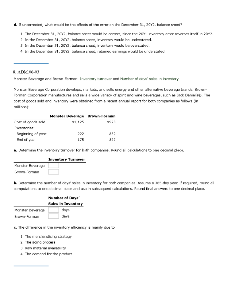 Solved 1. BE.06-02.ALGO (Algorithmic) Perpetual Inventory | Chegg.com