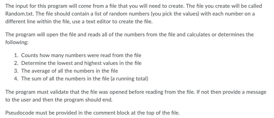 Solved This has to be in C++ and pseudocode has to | Chegg.com