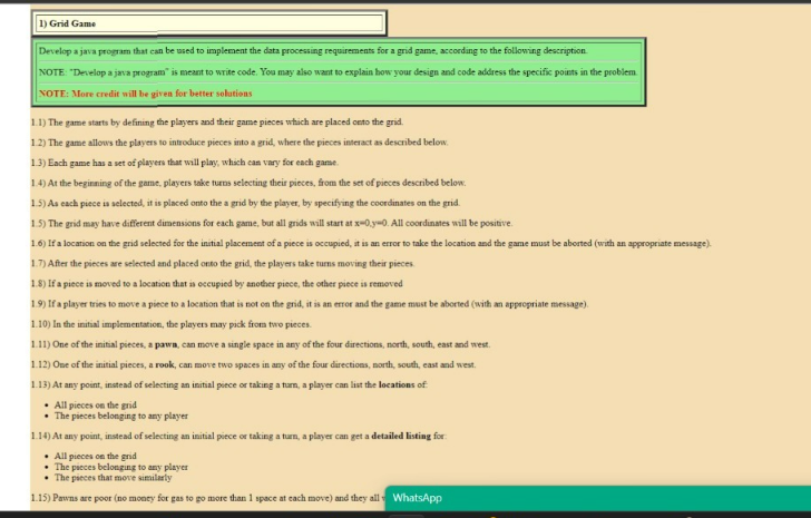 Solved Develop a java program that ean be used to implement | Chegg.com