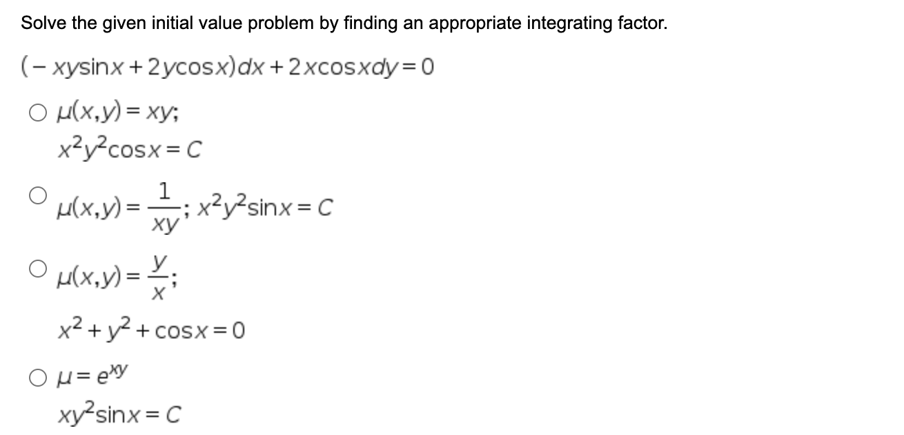 Solved Solve the given initial value problem by finding an | Chegg.com