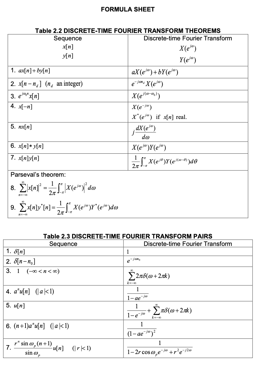 Solved Question 4 [6 marks] A system used for discrete-time | Chegg.com