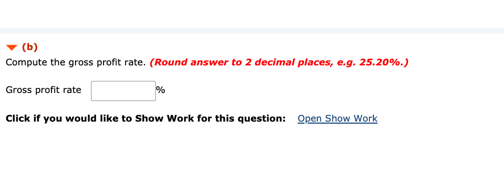 Solved Exercise 5-09 a-b (Part Level Submission) Presented | Chegg.com
