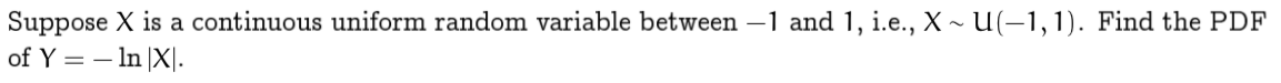 Solved Suppose X is a continuous uniform random variable | Chegg.com