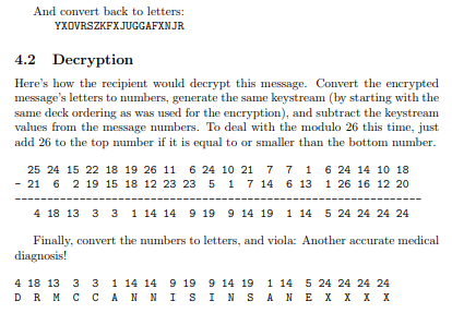 2 Generating Keystream Values The hard part of | Chegg.com