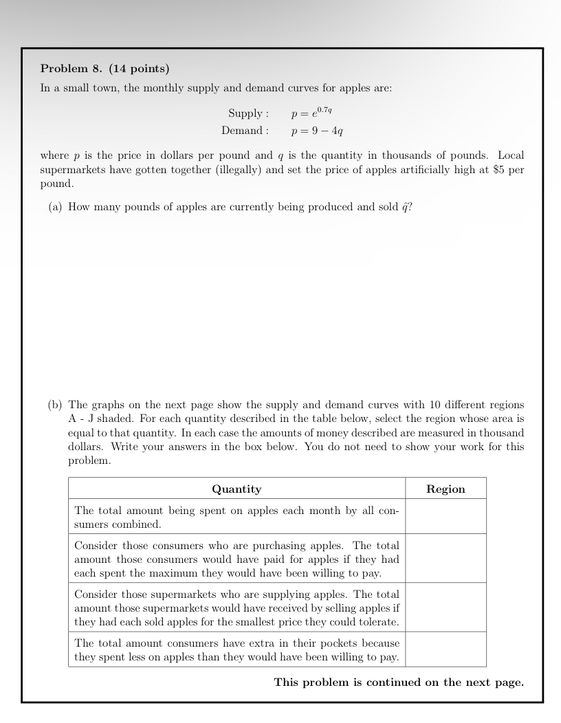 Solved Problem 8. (14 points) In a small town, the monthly | Chegg.com