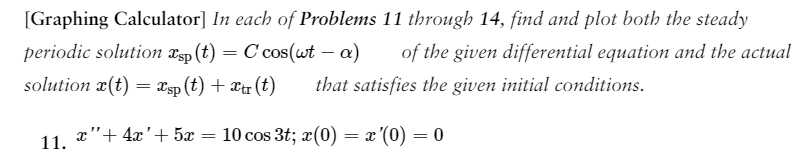 Solved [Graphing Calculator] In each of Problems 11 through | Chegg.com