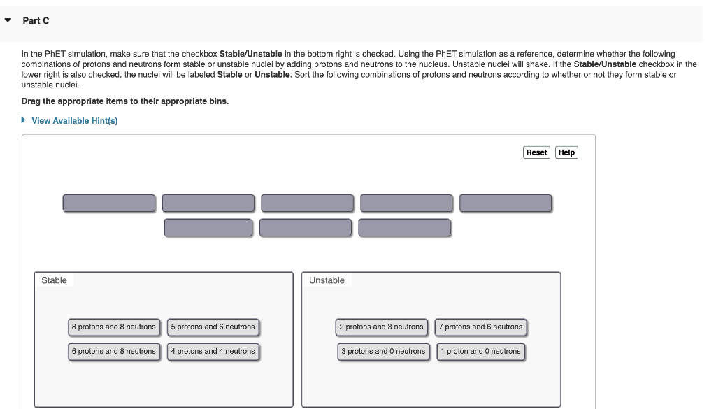 Solved In the PhET simulation, make sure that the checkbox | Chegg.com