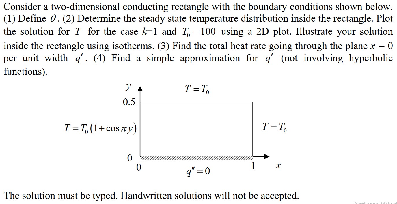 Solved Consider a two-dimensional conducting rectangle with | Chegg.com Solved Consider a two-dimensional conducting rectangle with | Chegg.com