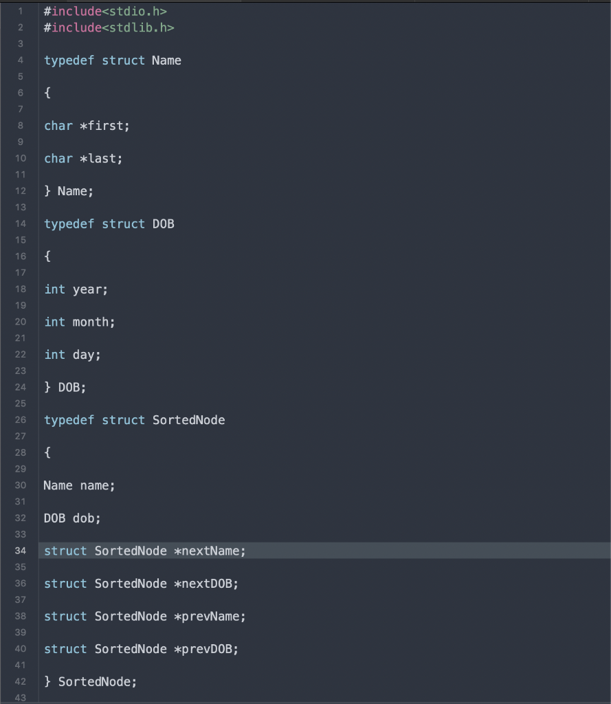 I need some help for SortedList.c Implement the data | Chegg.com