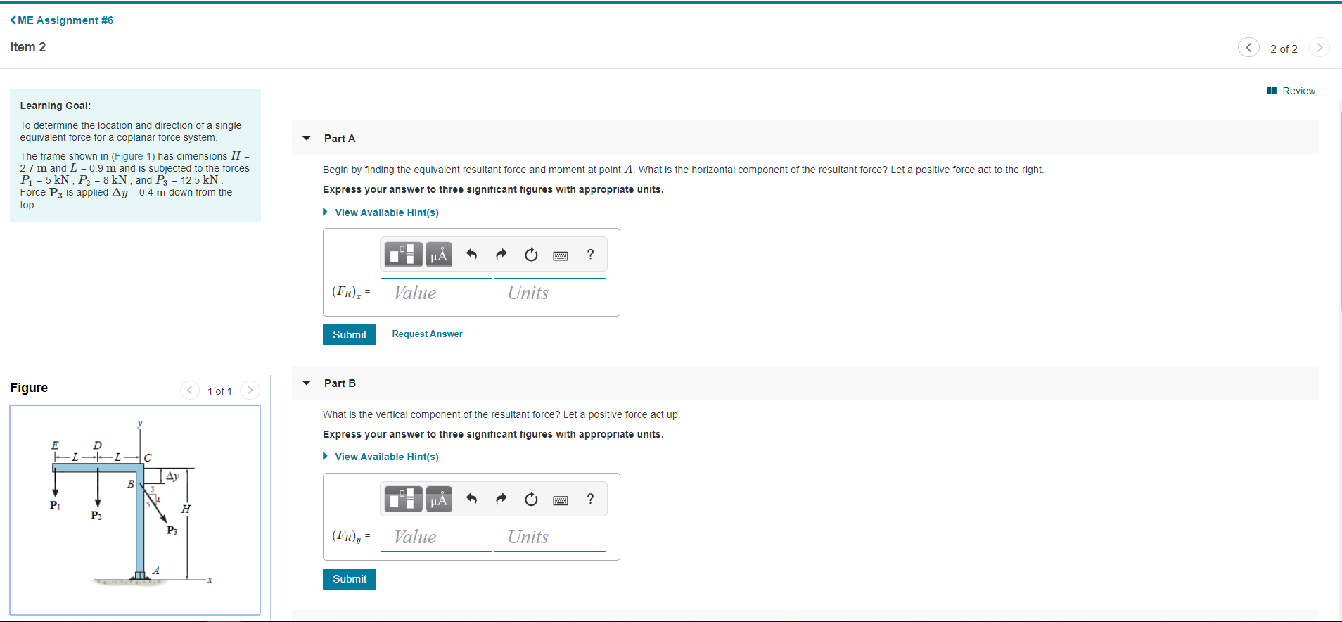 Solved A Review Learning Goal: To determine the location | Chegg.com