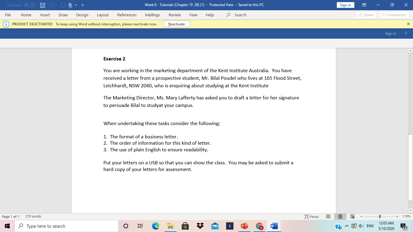 AutoSave H Week 8 - Tutorials (Chapter 19 20) (1) - | Chegg.com