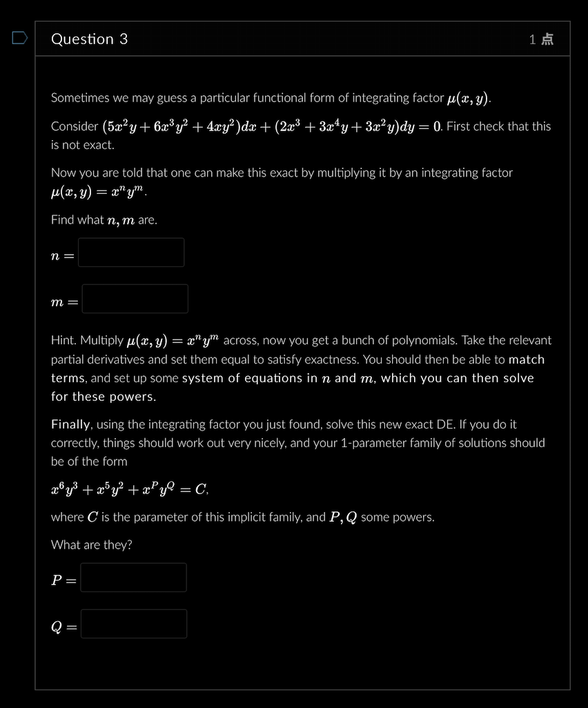 Solved Sometimes we may guess a particular functional form | Chegg.com