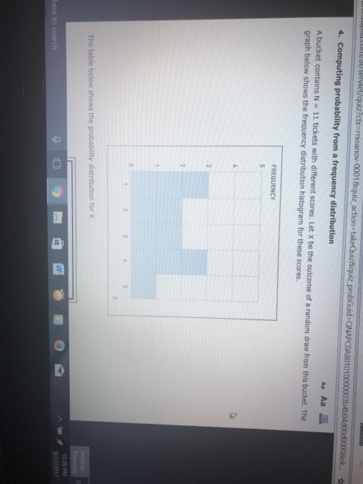 Solved action ck.. ☆ 4. Computing probability from a | Chegg.com