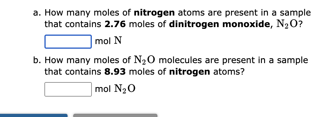 Solved he formula for nitrogen dioxide is NO2. a. How many | Chegg.com