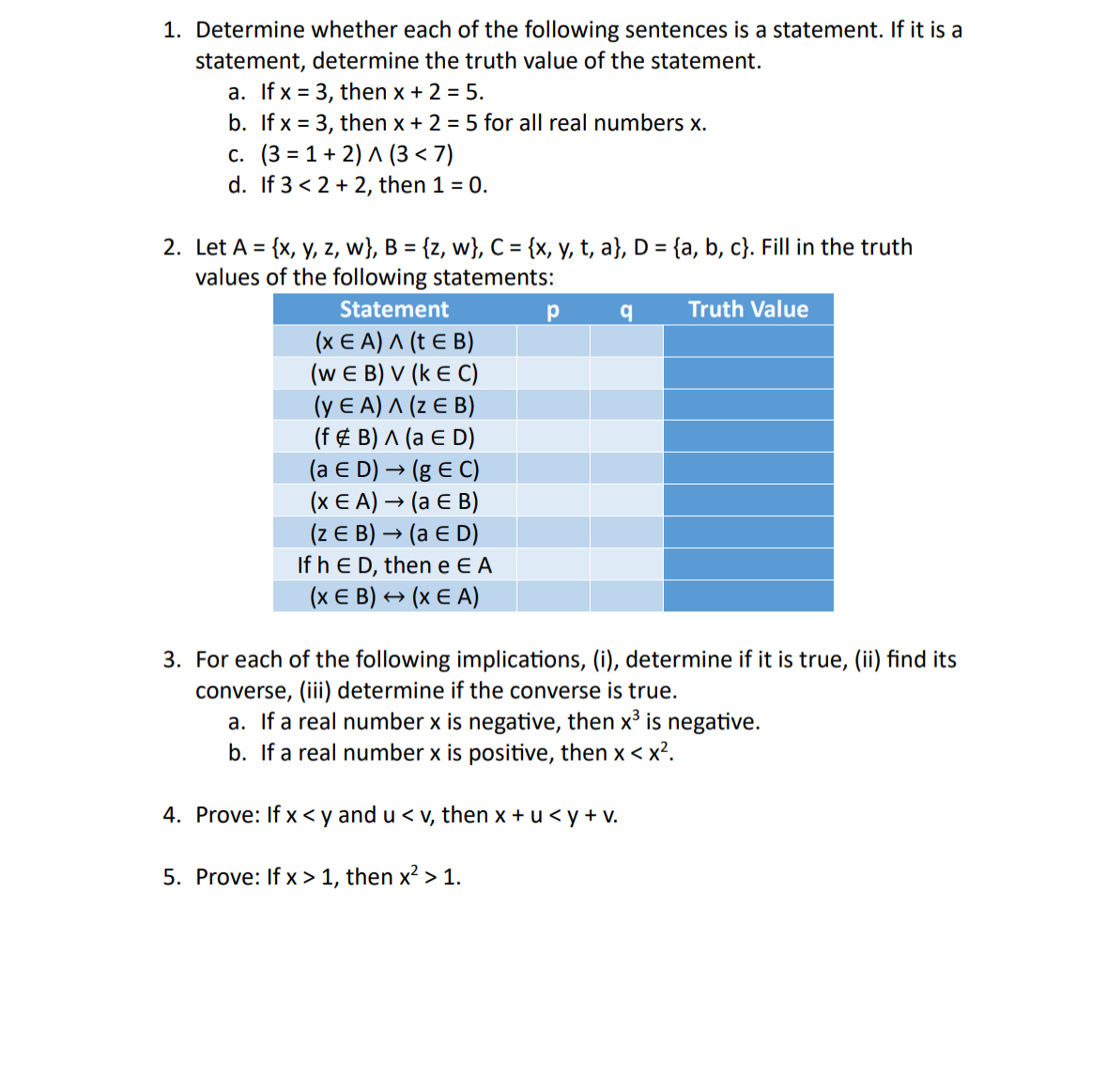 Solved please help discrete math Determine whether each of | Chegg.com