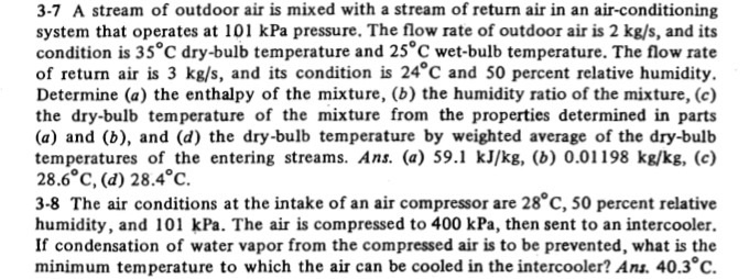 Solved 3-1 Calculate the specific volume of an air-vapor | Chegg.com