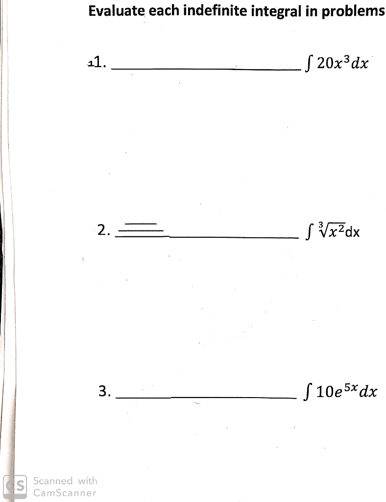 Solved Evaluate each indefinite integral in problems S | Chegg.com