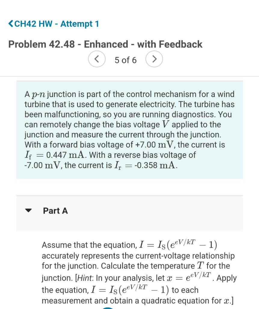 Solved A p-n junction is part of the control mechanism for | Chegg.com