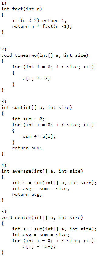 Solved Show what the stack frame would look like for each of | Chegg.com