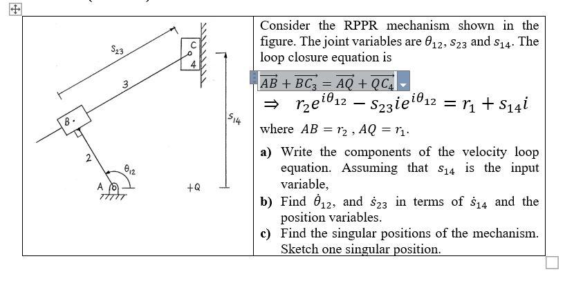 $23 Consider the RPPR mechanism shown in the figure. | Chegg.com