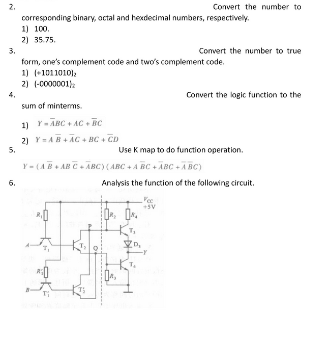 Solved 2. Convert the number to corresponding binary, octal | Chegg.com