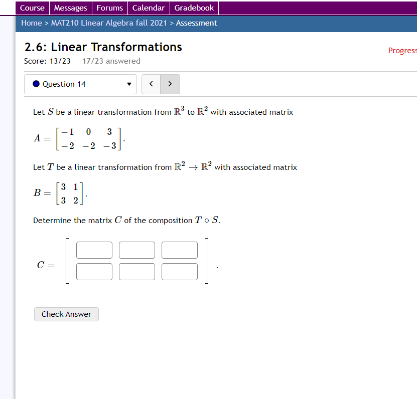 Solved Course Messages Forums Calendar Gradebook Home > | Chegg.com