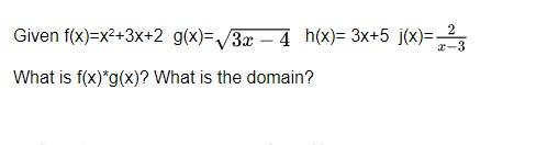 Solved 2 2-3 Given f(x)=x2+3x+2 g(x)= 3x - 4 h(x)= 3x+5 | Chegg.com