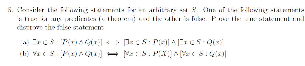 Solved This is Discrete Math " " means "if and only if" | Chegg.com