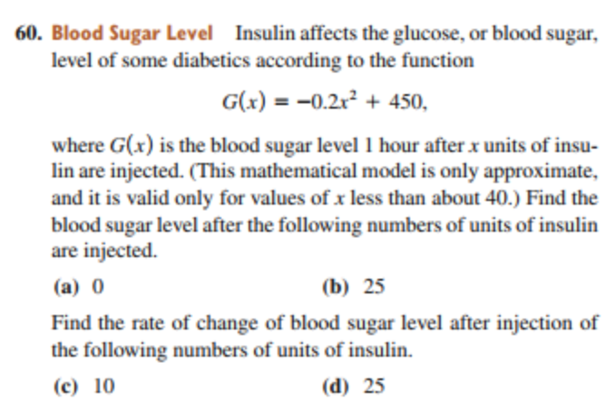 Solved 60. Blood Sugar Level Insulin affects the glucose, or | Chegg.com