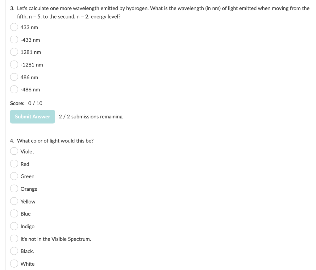 Solved Using our foreknowledge of the physical spacing | Chegg.com