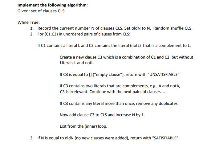 The objective of resolution refutation is to prove | Chegg.com