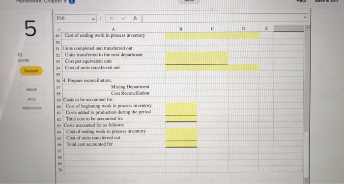 Solved Homework: Chapter 5 G Saved Help Save & Exit Submit | Chegg.com