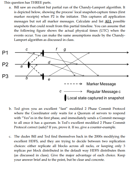 Solved This question has THREE parts. a. Bill saw an | Chegg.com