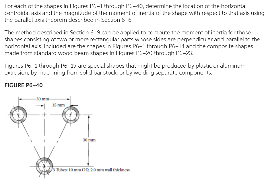 Solved For each of the shapes in Figures P6-1 through P6-40, | Chegg.com