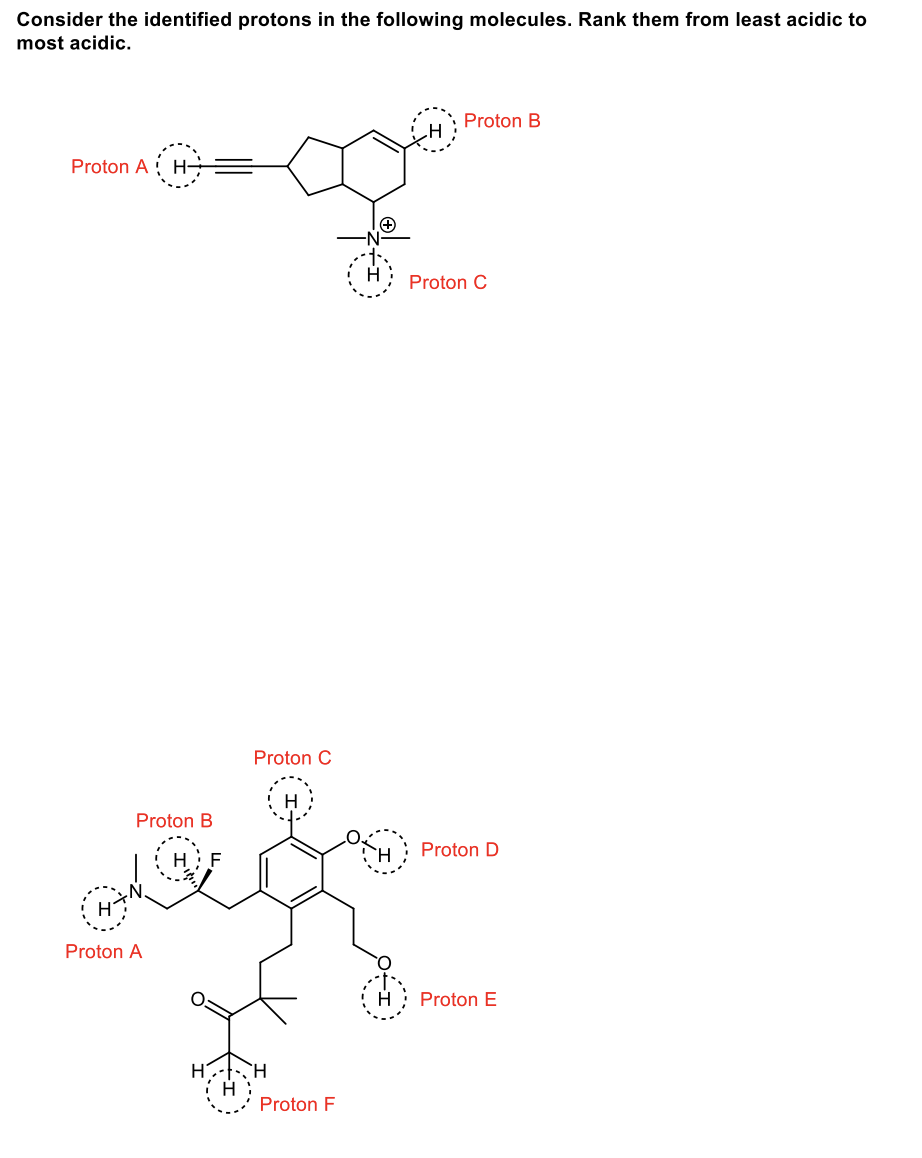 Solved Consider the identified protons in the following | Chegg.com