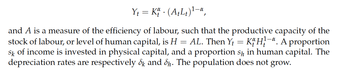 Solved Consider a simple model of human capital in which | Chegg.com