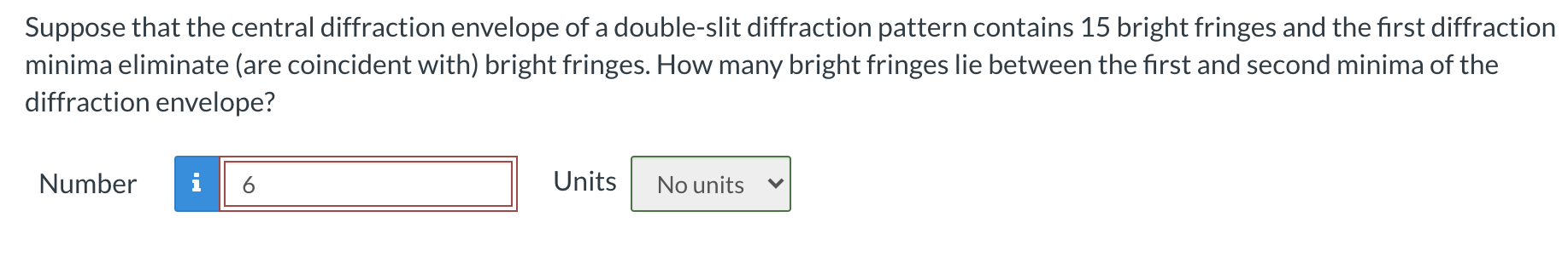 Solved Suppose that the central diffraction envelope of a | Chegg.com